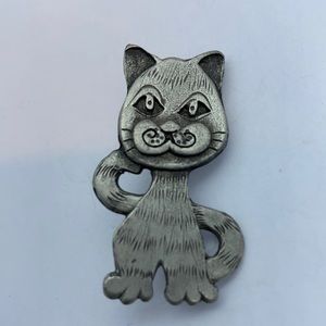 Jewelry | Vintage Metzke Cat Brooch Pin | Poshmark